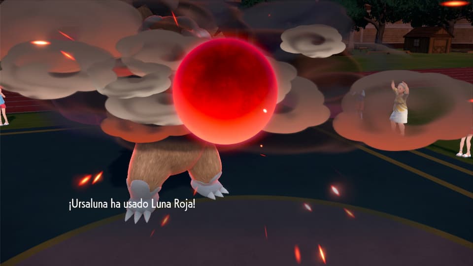 Pokémon Scarlet y Pokémon Violet | Ursaluna Luna Carmesí
