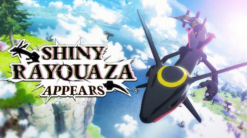 Pokémon Scarlet and Pokémon Violet | Shiny Rayquaza Appears